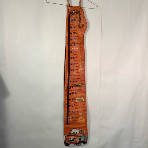 Disney | Toys | Disney Cars Tow Mator Kids Height Measuring Cloth Ruler ...